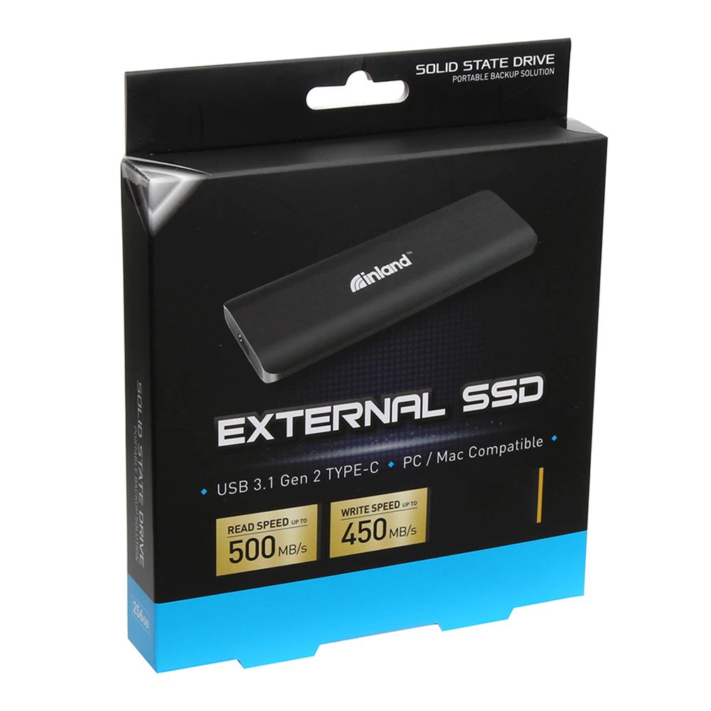 Micro Center - Inland Professional 512GB SSD 3D NAND USB 3.1 Gen 2 Type ...