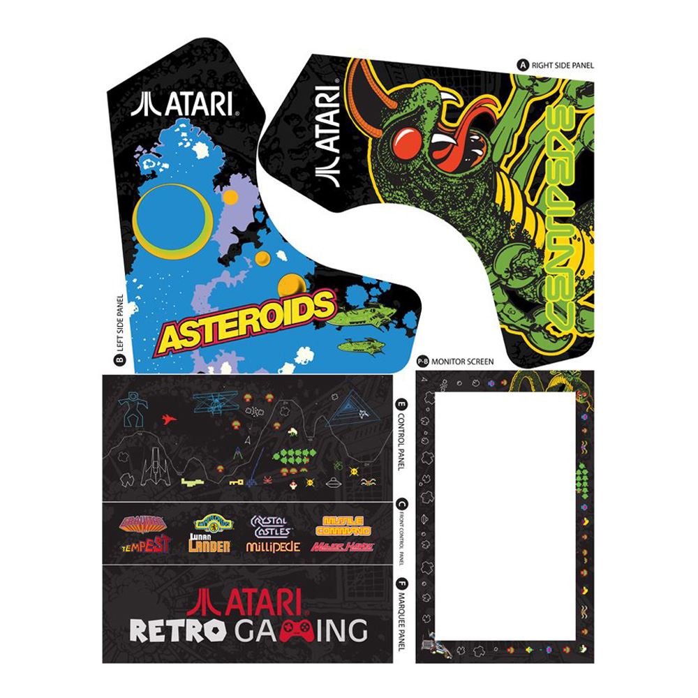 Atari Bartop Arcade Cabinet - Full Kit, includes Raspberry Pi 3B+, 32gb ...