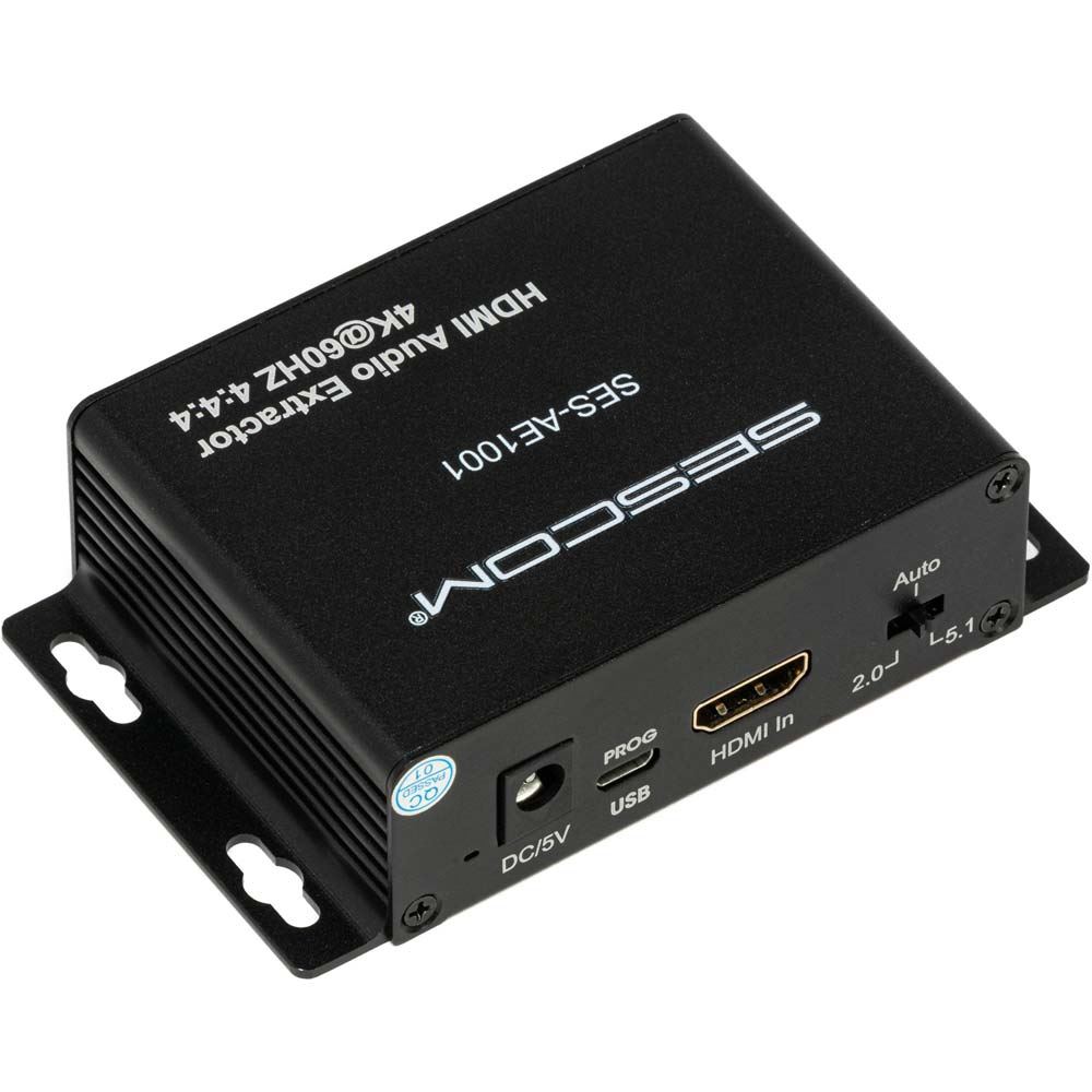 Sescom SES-AE1001 HDMI 4K@60HZ YUV4:4:4 Audio Extractor With EDID ...