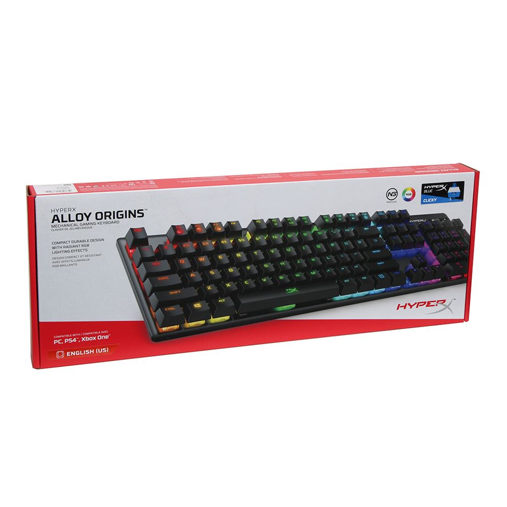 Micro Center - HyperX HX-KB6BLX-US Alloy Origins Mechanical Gaming ...