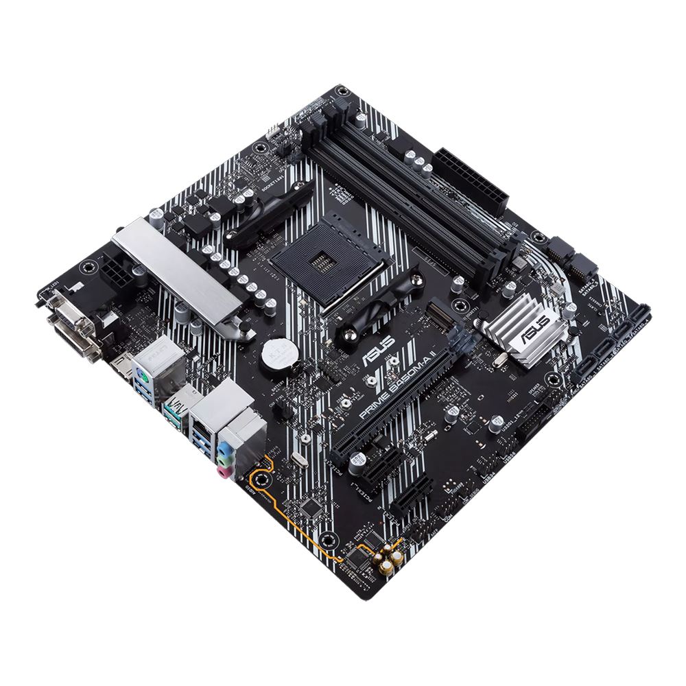 ASUS Prime B450M-A II AMD AM4 microATX Motherboard - Micro Center