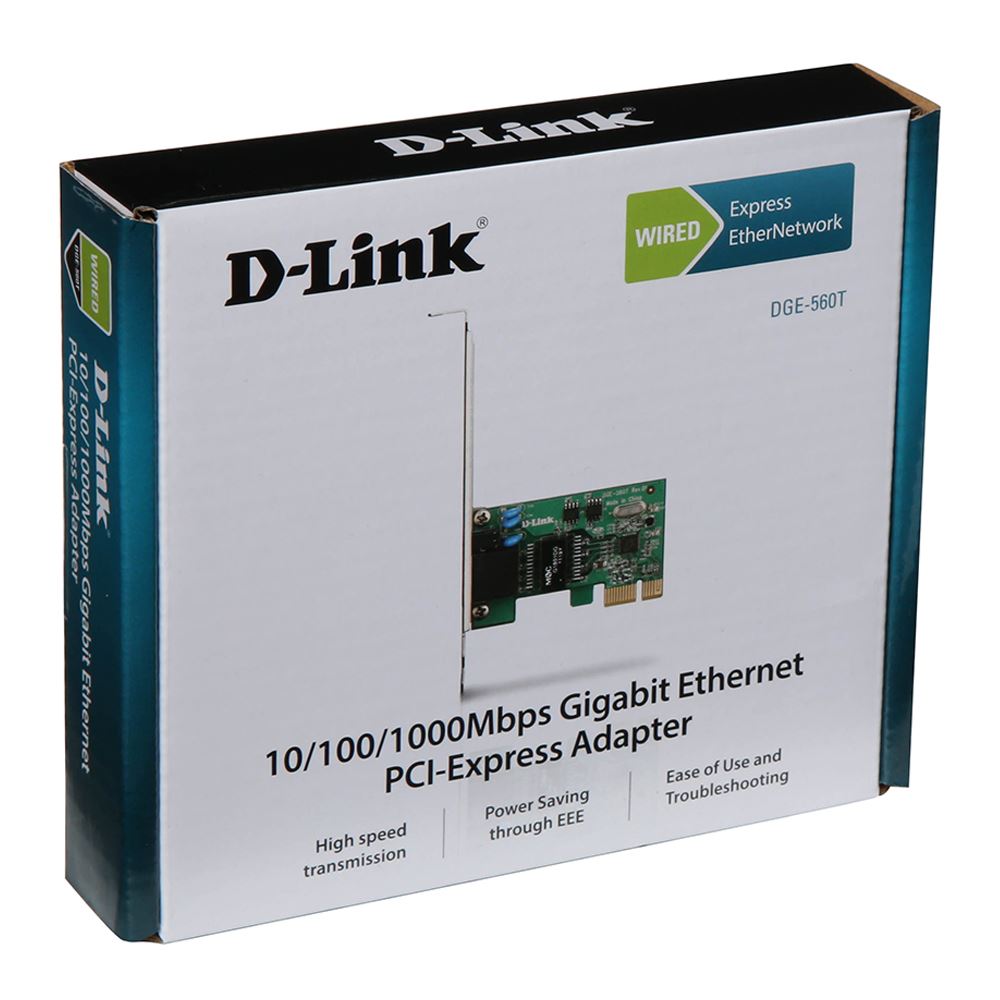 Micro Center - D-Link DGE-560T PCI Express Gigabit Ethernet Adapter DGE ...