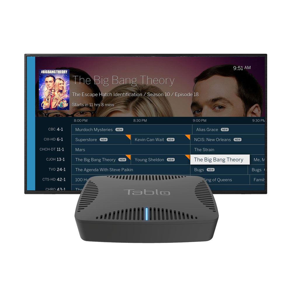 Tablo Quad TQNS4B-01-CN Tuner - Black; Over-The-Air OTA Digital Video ...