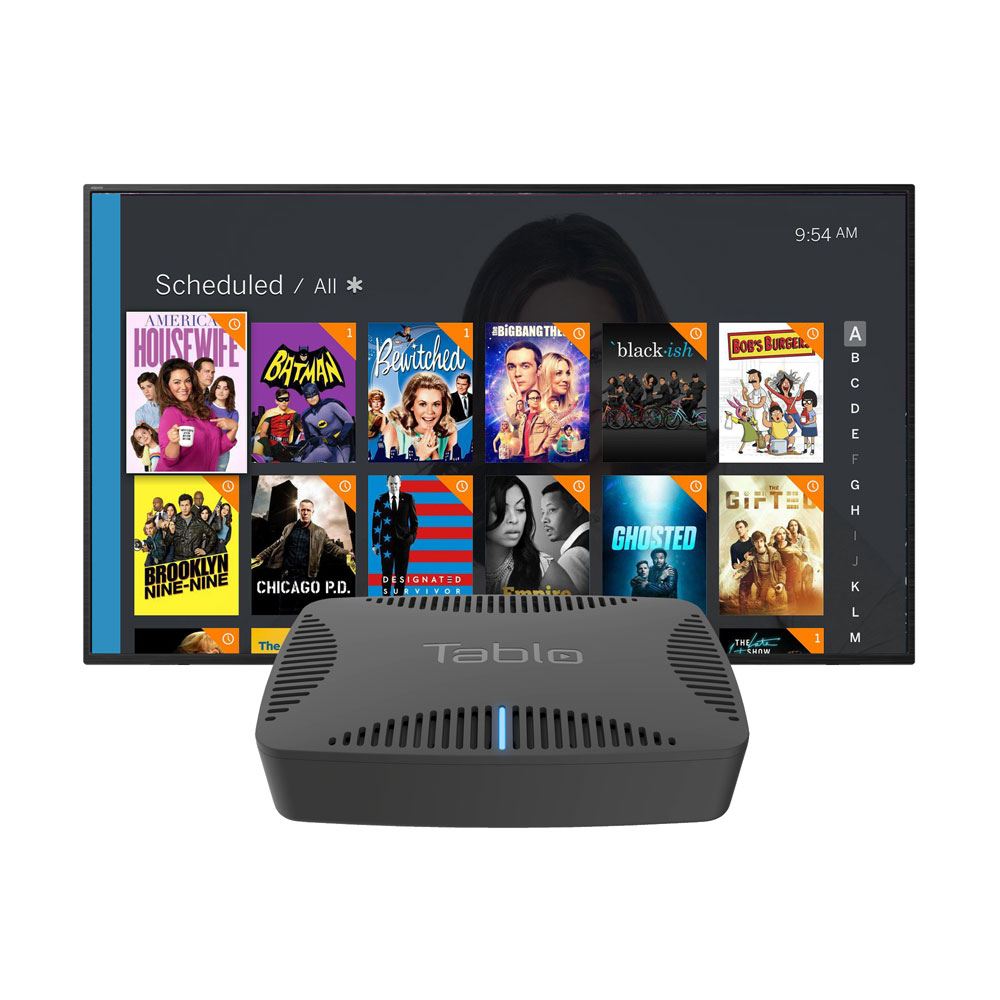 Tablo Quad TQNS4B-01-CN Tuner - Black; Over-The-Air OTA Digital Video ...