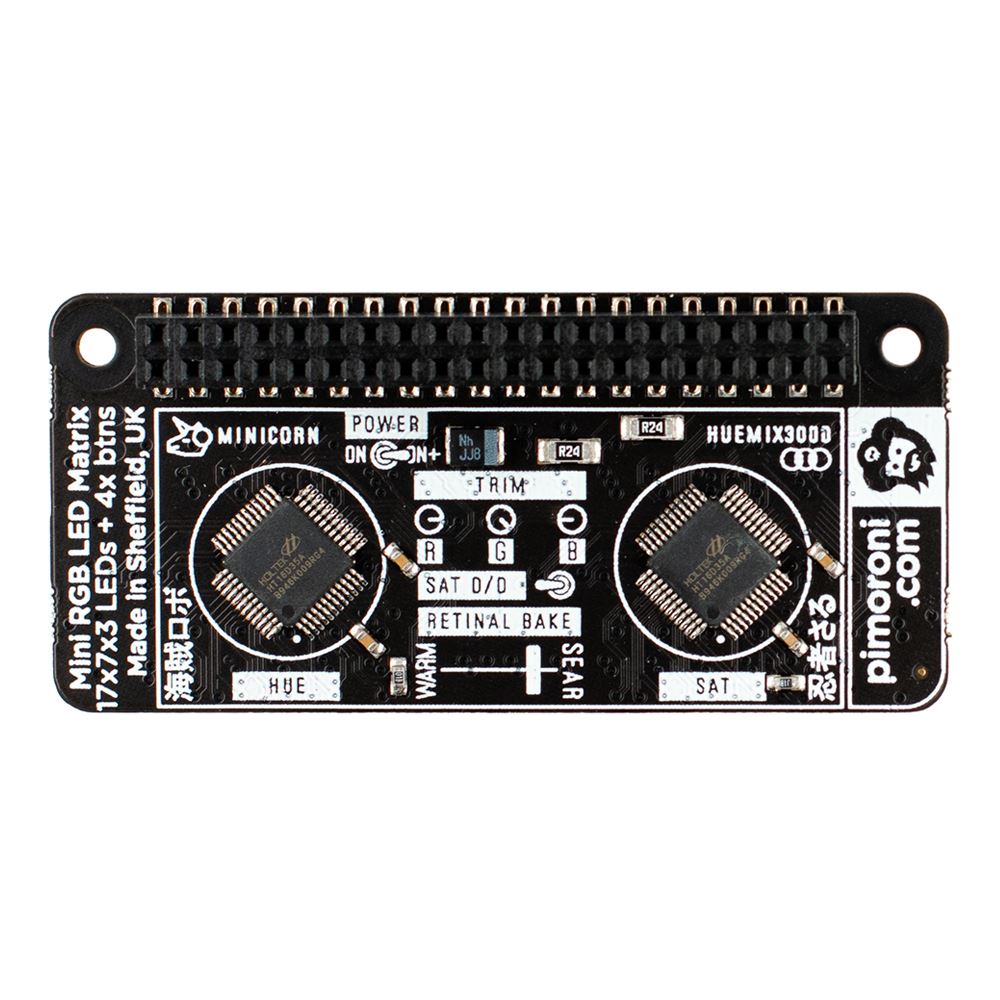 Pimoroni Unicorn HAT Mini for Raspberry Pi - PIM498 - Micro Center