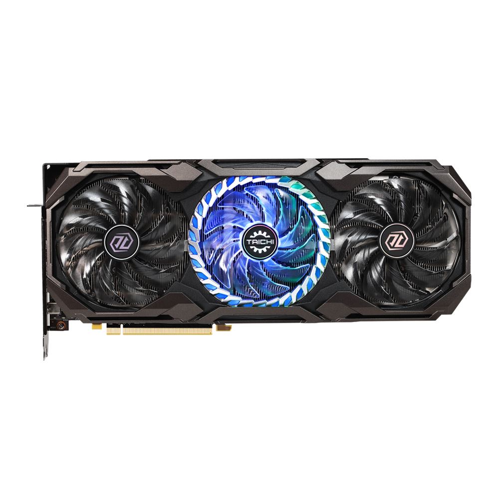 ASRock AMD Radeon RX 6800 XT Taichi X Overclocked Triple-Fan 16GB GDDR6 ...