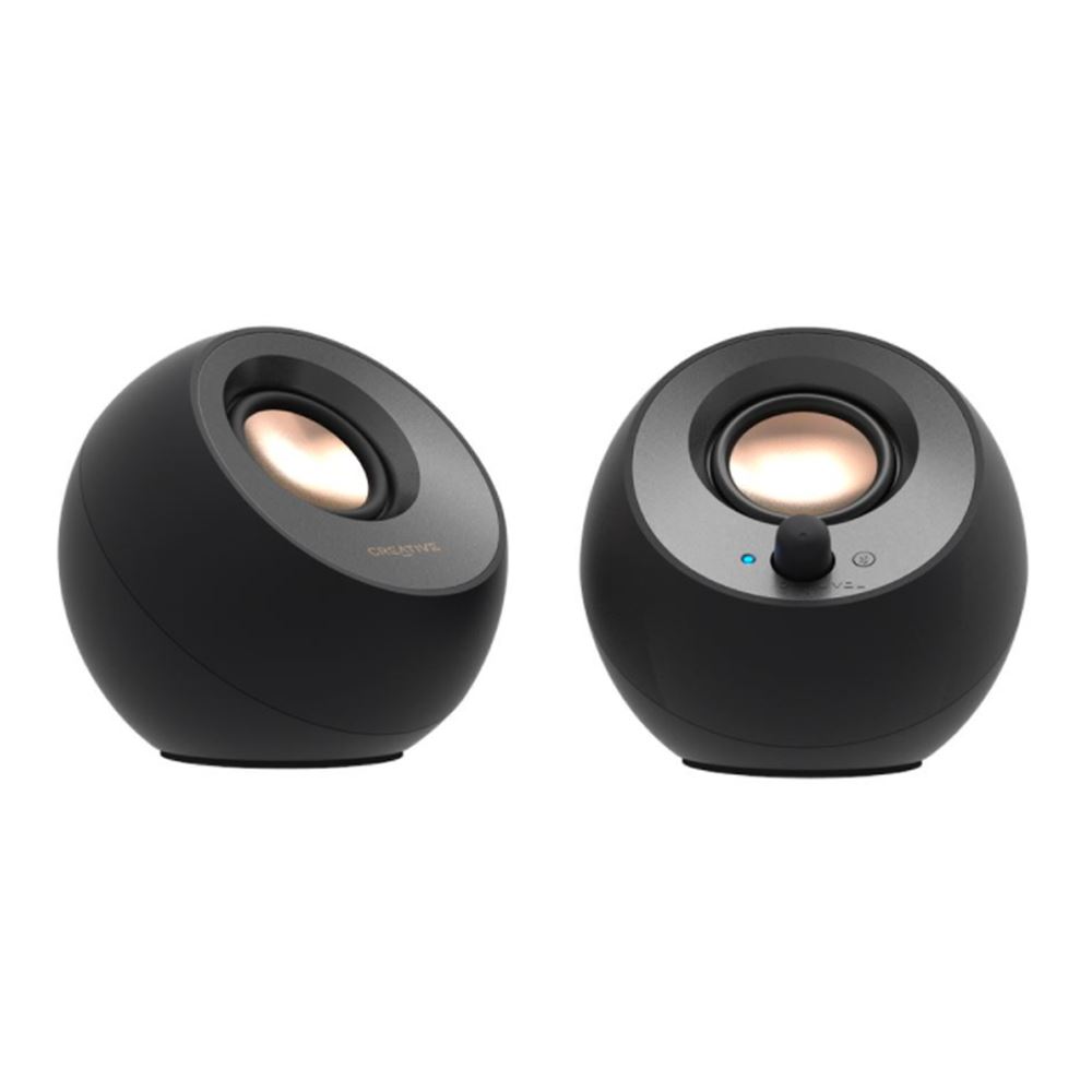 Creative Labs V3 Minimalistic 2 Channel USB-C Computer Speakers - Black ...