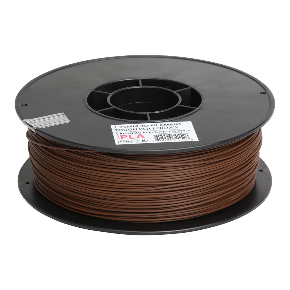Inland 1.75mm Brown Tough PLA 3D Printer Filament - 1kg Spool (2.2 lbs ...