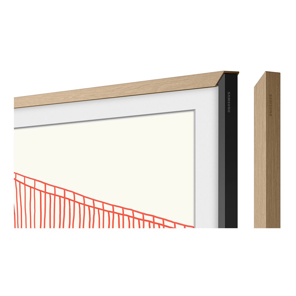 Samsung 55" The Frame Customizable Bezel - Modern Teak - Micro Center