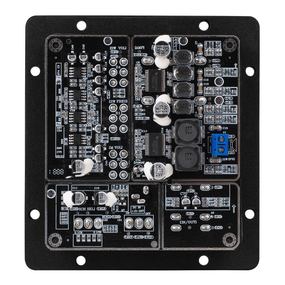 Lepai LP210PA 2x30W + 60W 2.1 Channel Mini Plate Amplifier TPA3118 ...