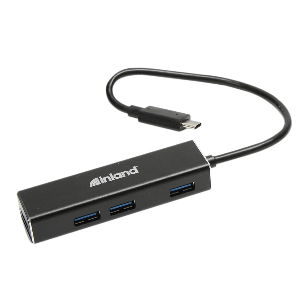 Inland USB-C Hub with 4 x USB 3.1 (Gen 1 Type-A) Ports - Micro Center