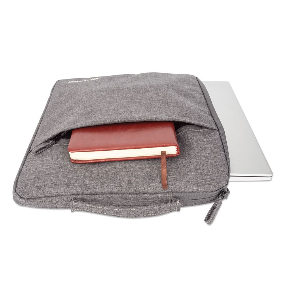 Manhattan Seattle Notebook Sleeve for Laptops up to 15.6" - Gray ...