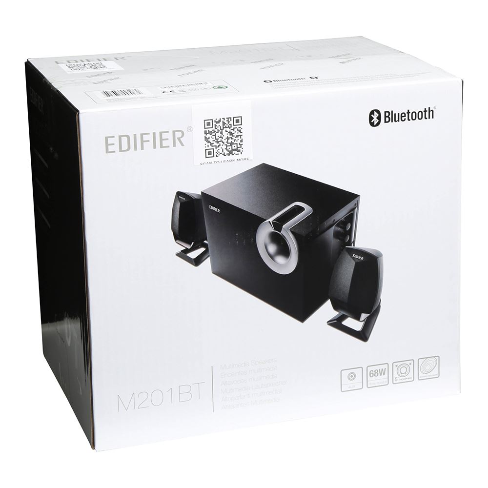 Edifier M201BT Multimedia Bluetooth 2.1 Channel Computer Speakers ...
