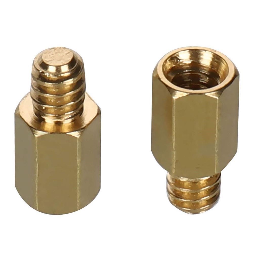 Micro Connectors #66-32 Brass Motherboard Standoffs for ATX Case - 30 ...