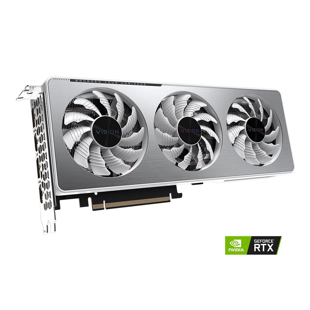 Gigabyte NVIDIA GeForce RTX 3060 Vision Overclocked Triple-Fan 12GB ...
