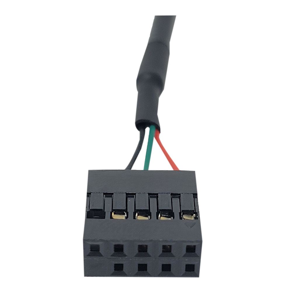 Micro Connectors Left Angle Micro-USB to 9-pin USB Cable 2 ft - Black ...