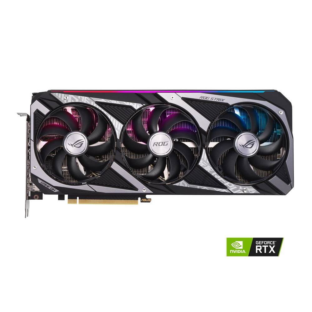 ASUS NVIDIA GeForce RTX 3060 ROG Strix V2 Overclocked Triple-Fan 12GB ...