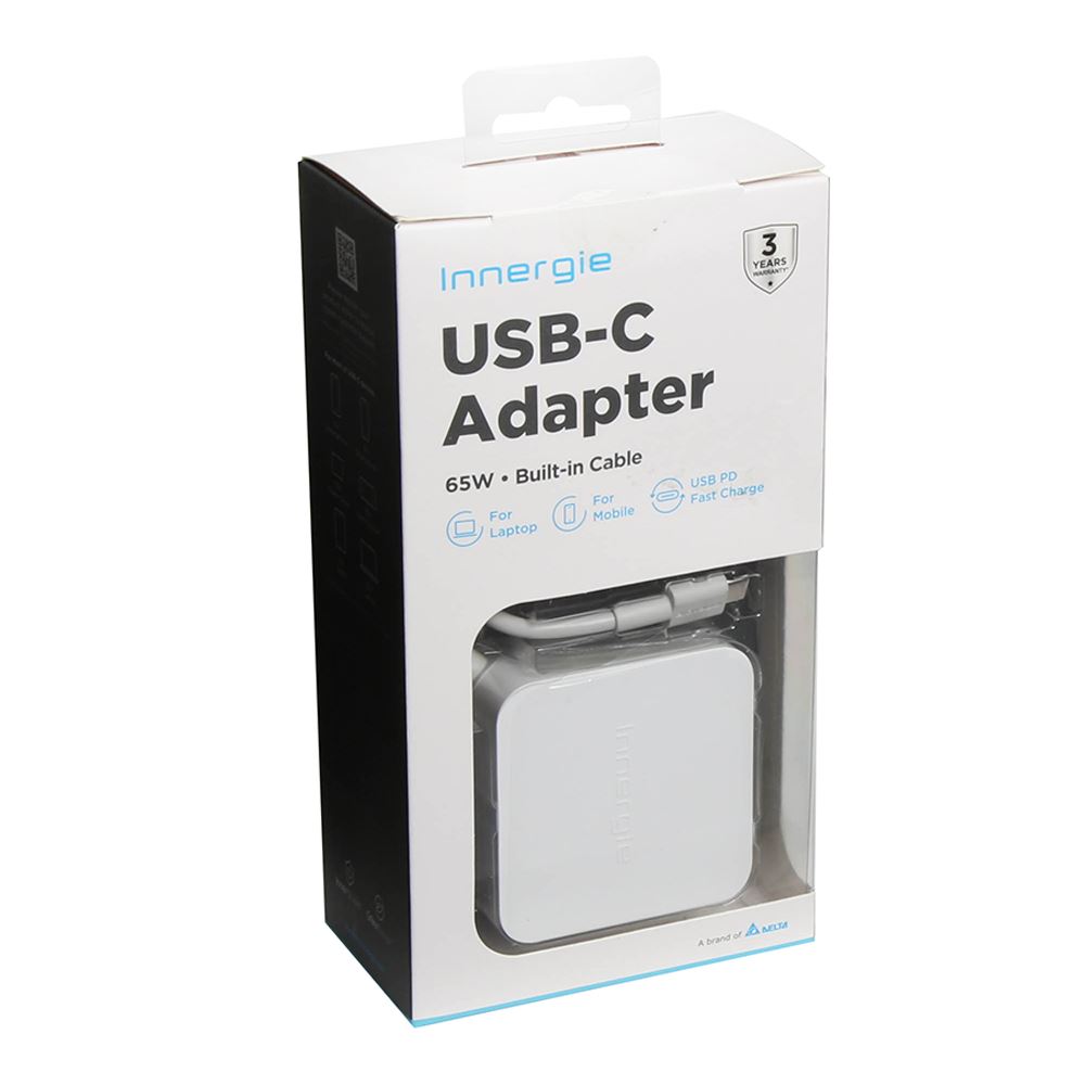Micro Center - Innergie 65C 65W PD 3.0 USB Type C Laptop Power Adapter ...