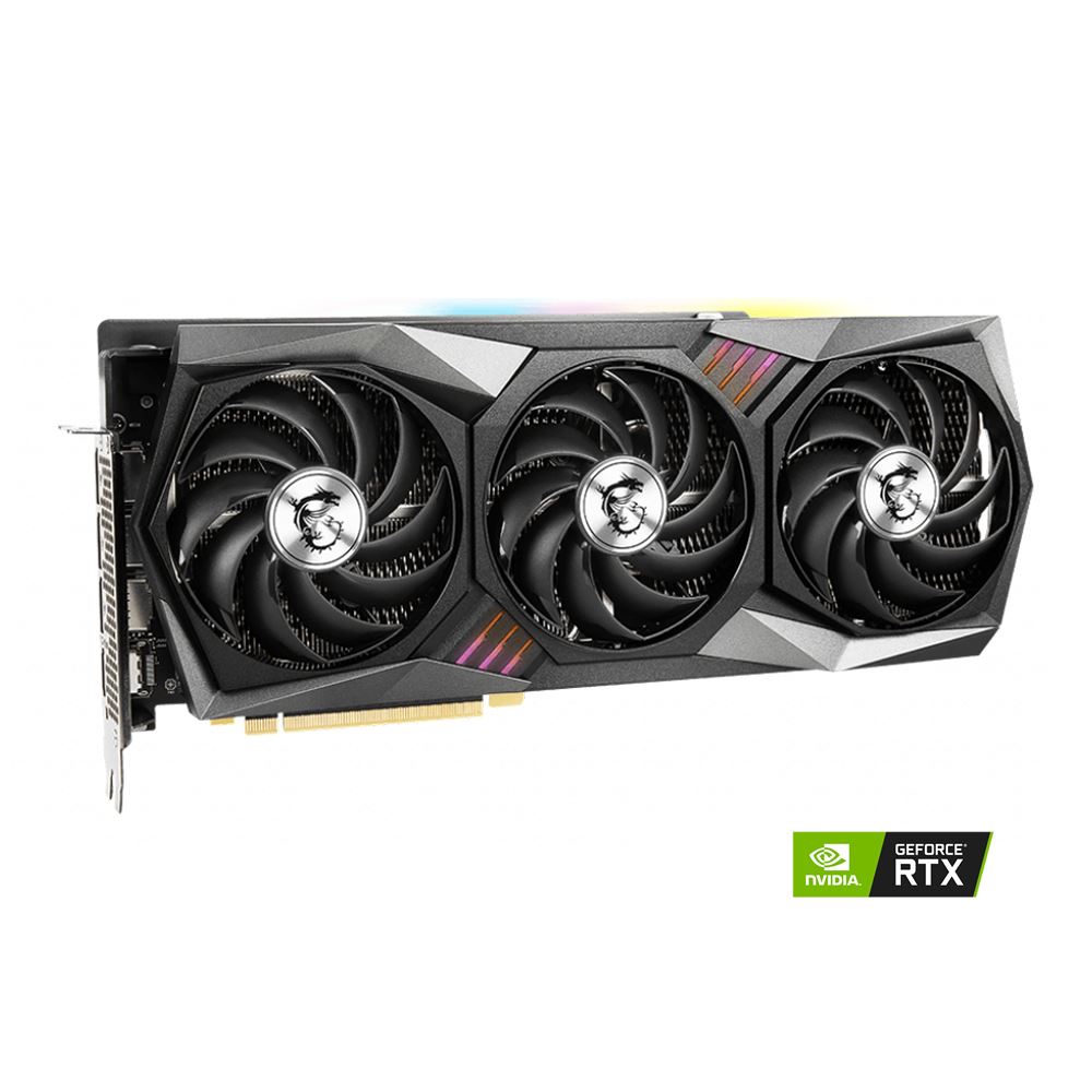 MSI NVIDIA GeForce RTX 3080 Gaming Z Trio LHR Triple-Fan 10GB GDDR6X ...