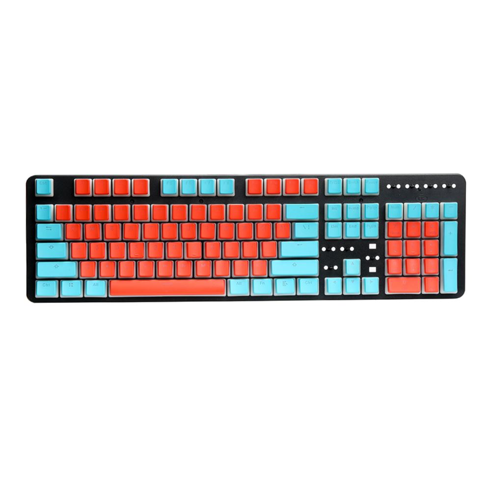 Micro Center - Saba Keys Snow Cone Reverse Pudding Keycaps RSNO