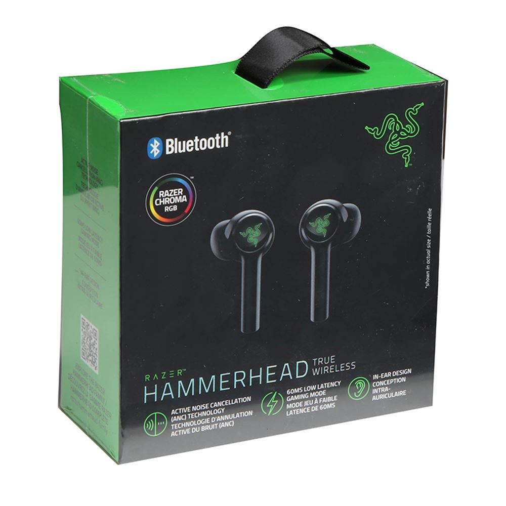 Razer Hammerhead True Wireless Bluetooth Earbuds - Black - Micro Center