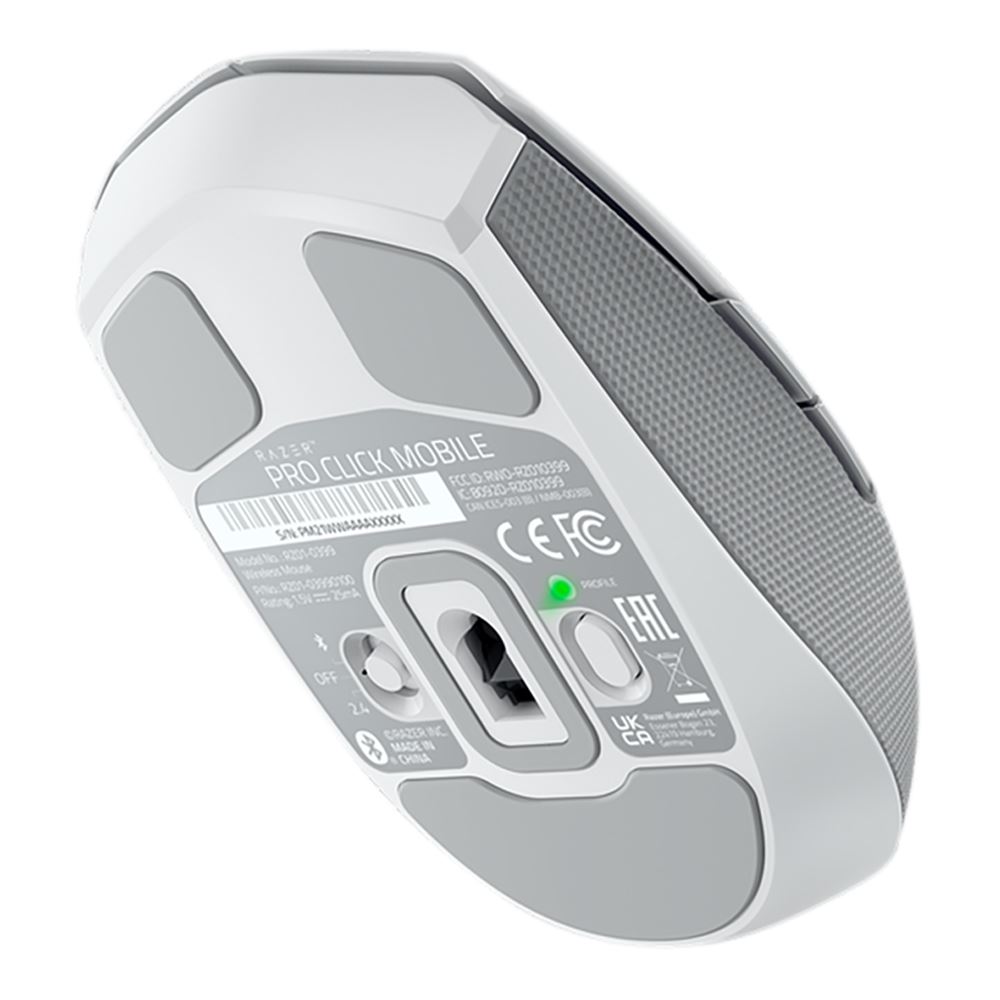 Razer Pro Click Mini Portable Wireless Mouse - White - Micro Center
