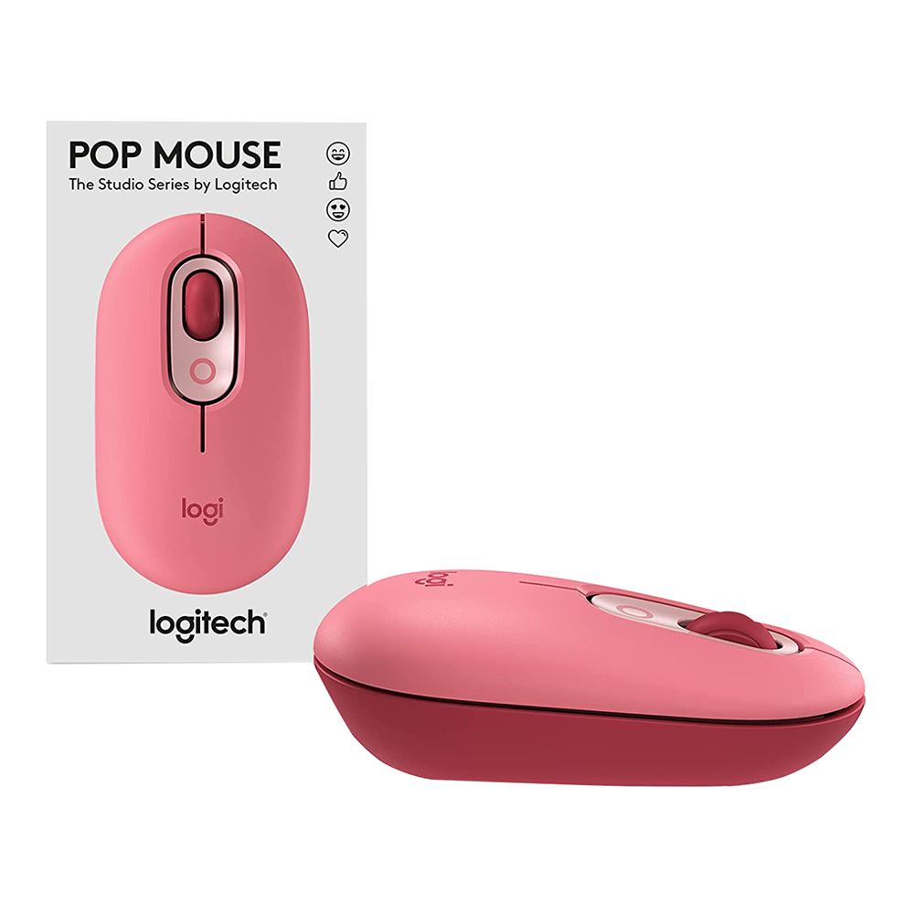 Logitech POP Mouse with emoji - Heartbreak Rose - Micro Center