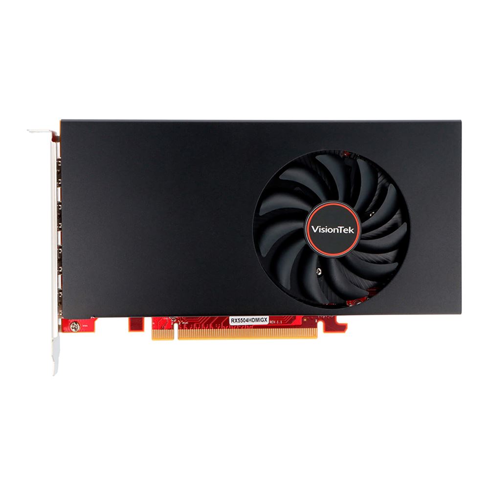 Visiontek AMD Radeon RX 550 Single Fan 4GB GDDR5 PCIe 3.0 Graphics Card ...