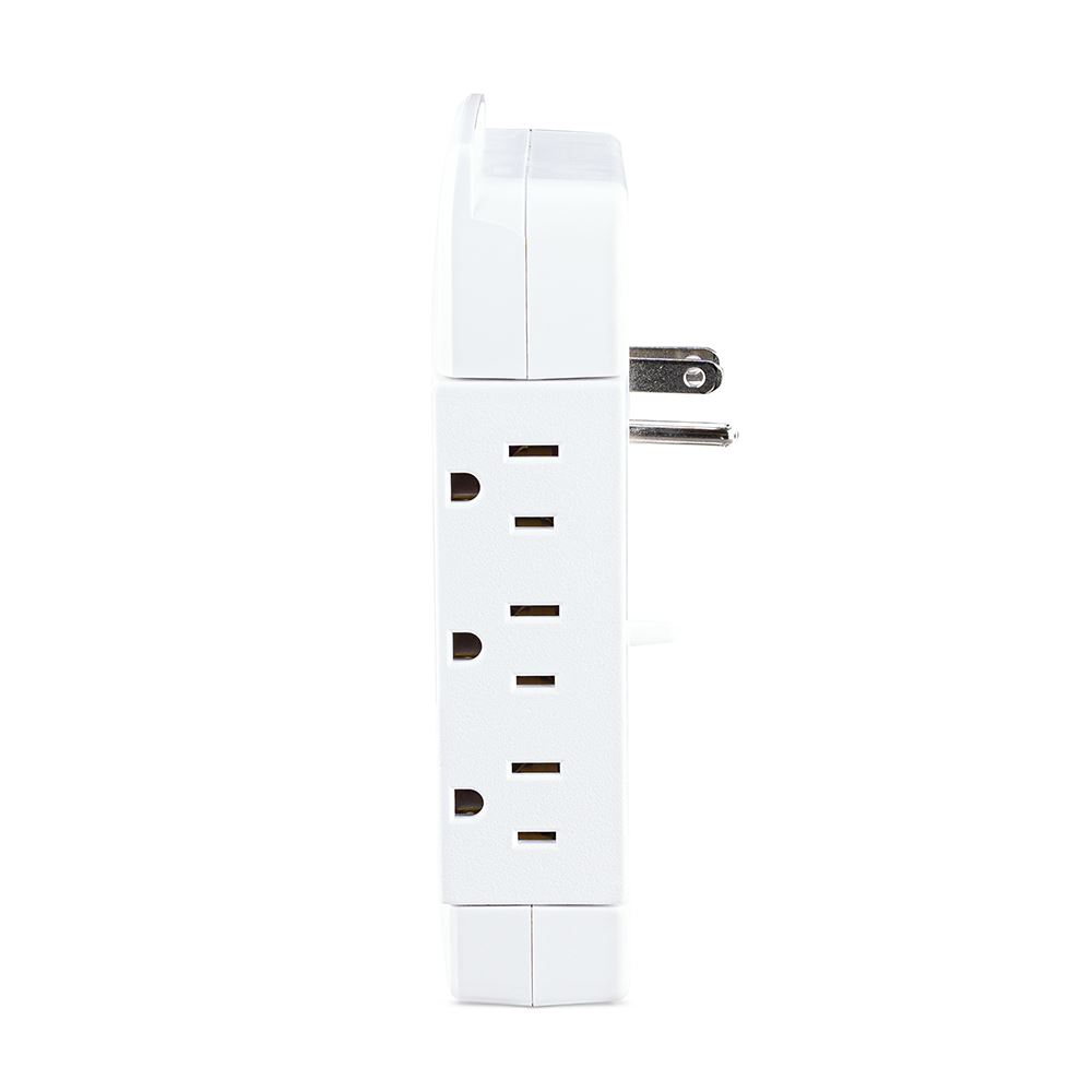 CyberPower Systems 6-Outlet Swivel Wall Tap; 1 x USB Type-C and USB ...