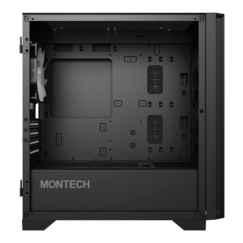 Montech Air 100 ARGB Tempered Glass microATX Mini Tower Computer Case ...