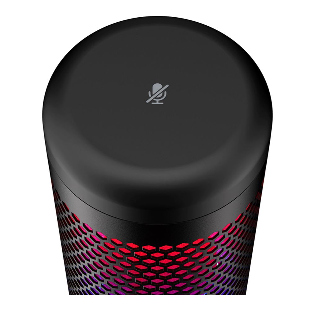 HyperX QuadCast S – RGB USB Condenser Microphone - Black; Anti ...
