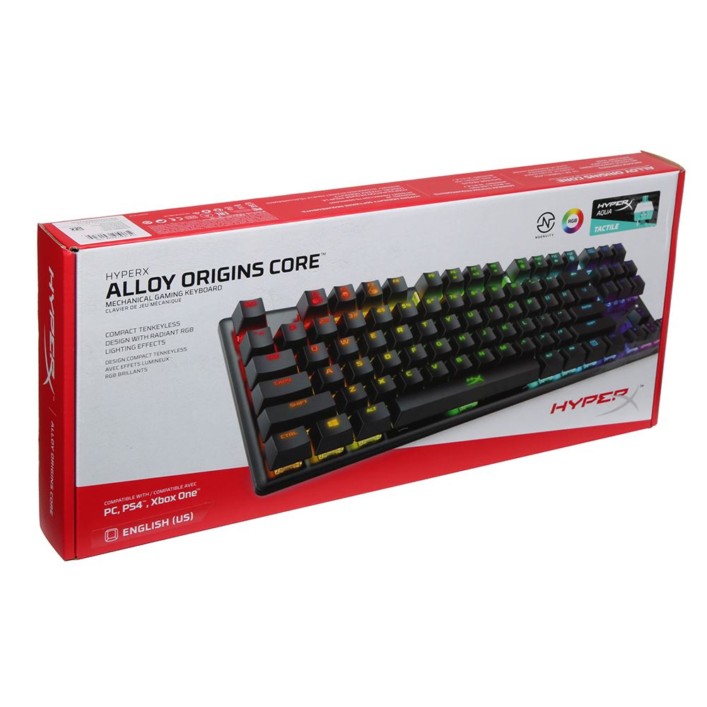 HyperX Alloy Origins Core Tenkeyless Mechanical Gaming Keyboard with ...