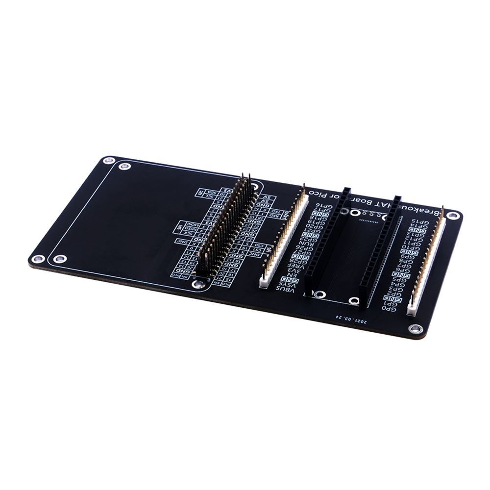 Micro Center - 52Pi Breakout HAT Board For Raspberry Pi Pico ZP-0139