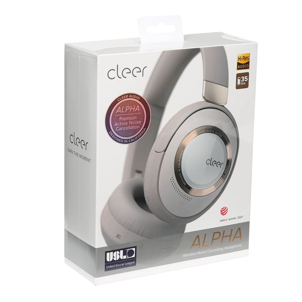 Cleer Alpha Active Noise Cancelling Wireless Bluetooth Headphones ...