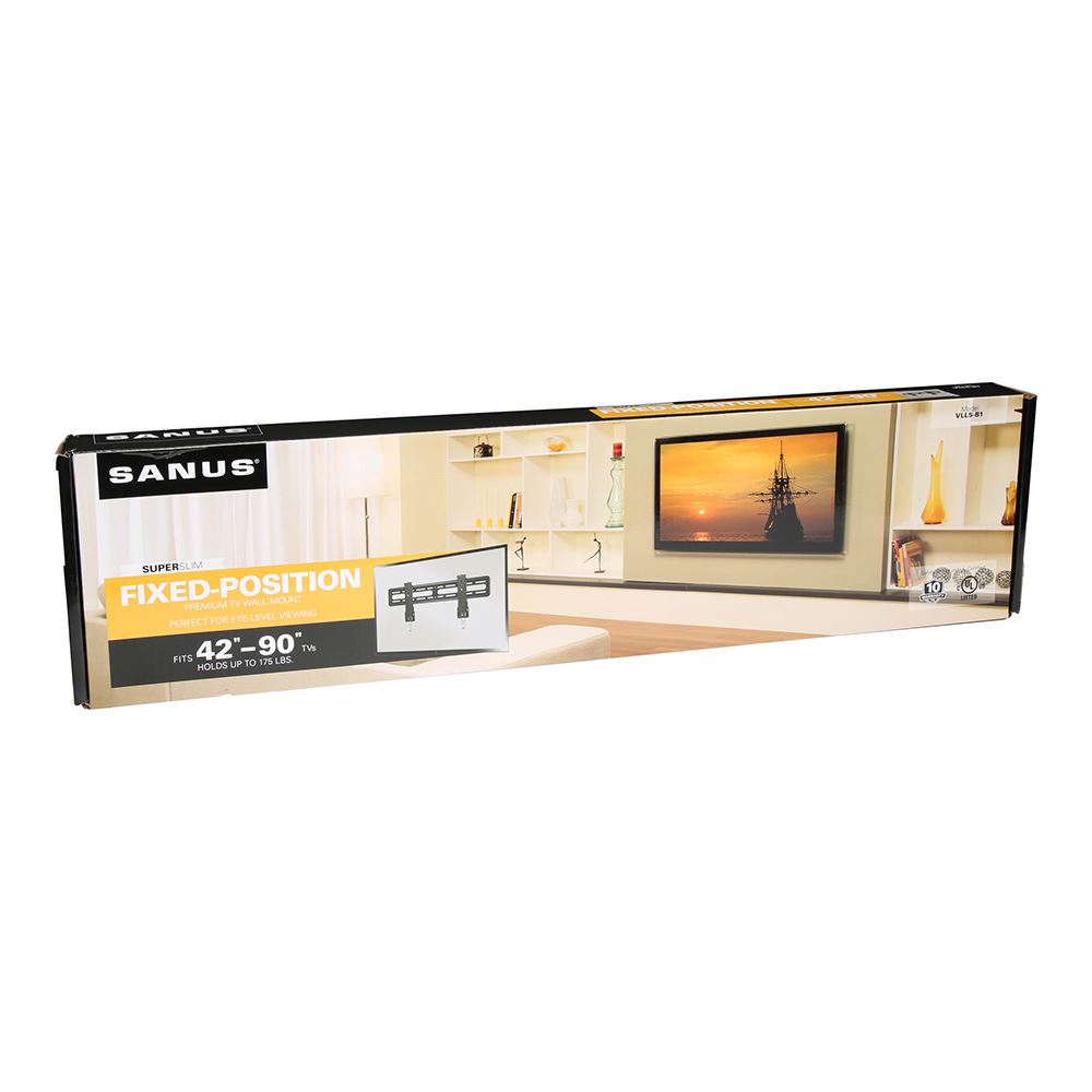 Sanus Premium Series Fixed Flat Panel Mount VLL5-B1 for 42" - 90 ...