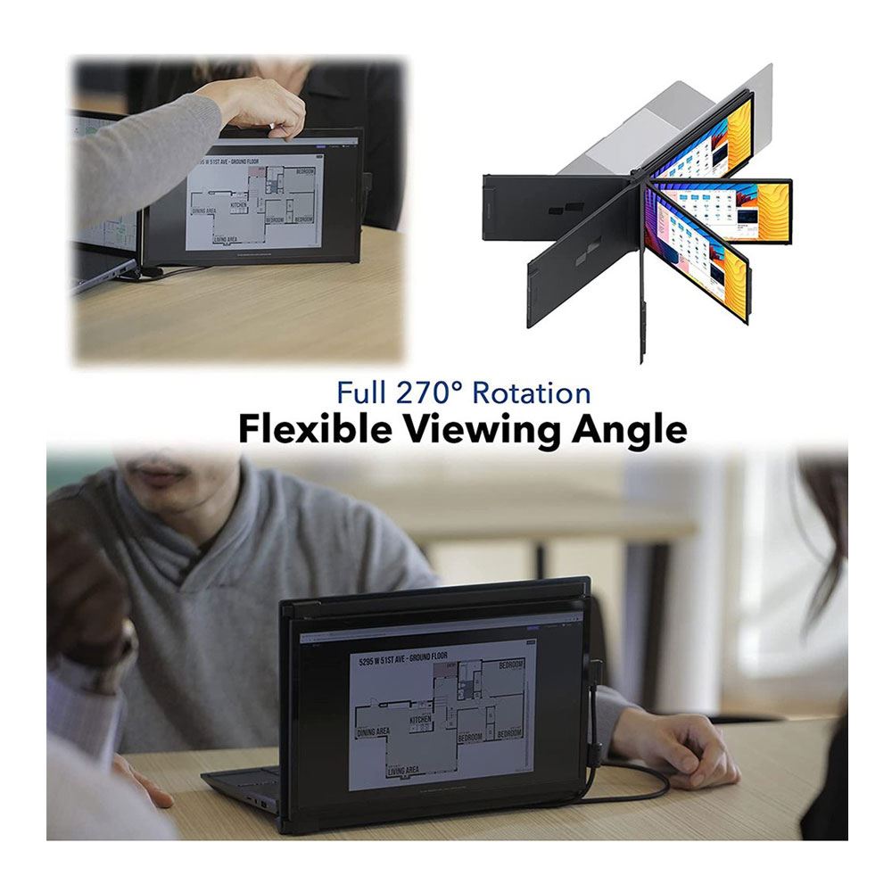 Mobile Pixels Duex Plus 13.3" Full HD (1920 x 1080) 62Hz Portable ...