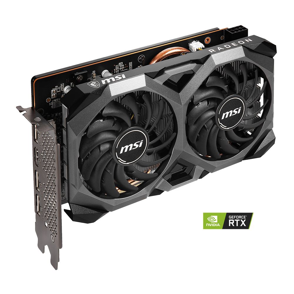 MSI AMD Radeon RX 6600 XT MECH 2X Overclocked Dual-Fan 8GB GDDR6 PCIe 4 ...