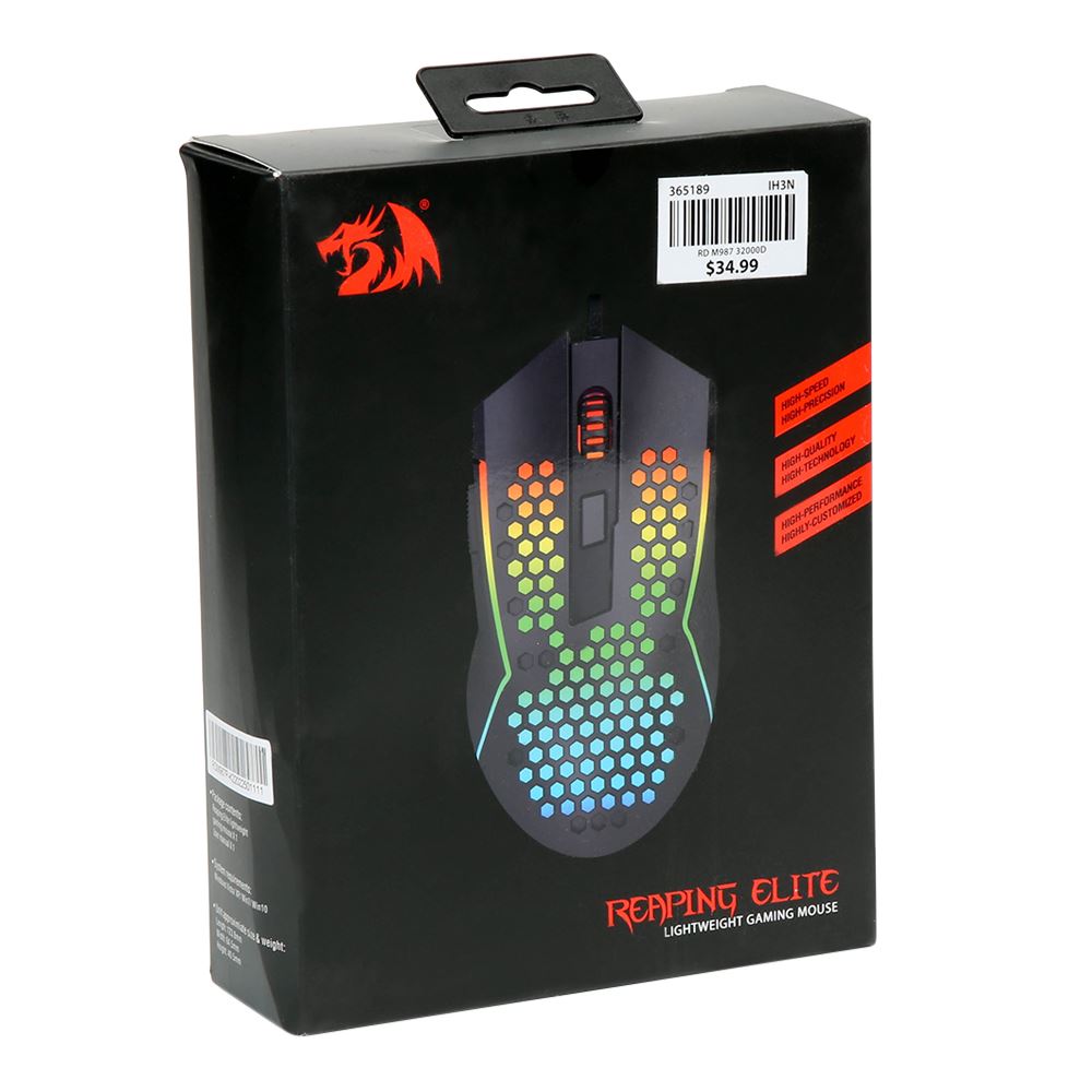 Redragon M987 Pro Lightweight RGB Backlight Wired Gaming Mouse - Micro ...
