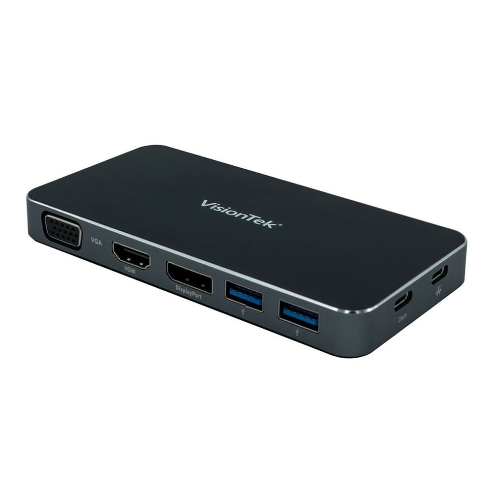 Visiontek VT200 Dual Display USB-C Docking Station with Power ...