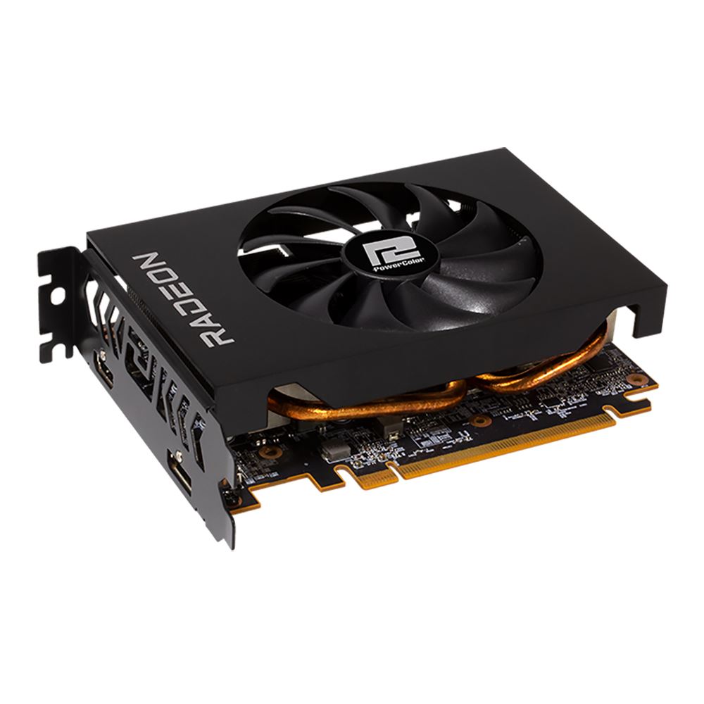 PowerColor AMD Radeon RX 6500 XT ITX Overclocked Single Fan 4GB GDDR6 ...