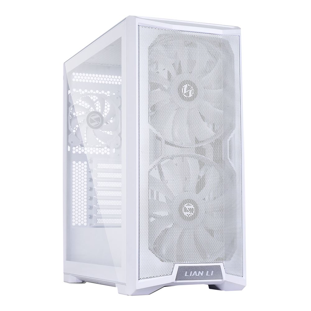 Lian Li Lancool 215 Tempered Glass ATX Mid-Tower Computer Case - Snow ...