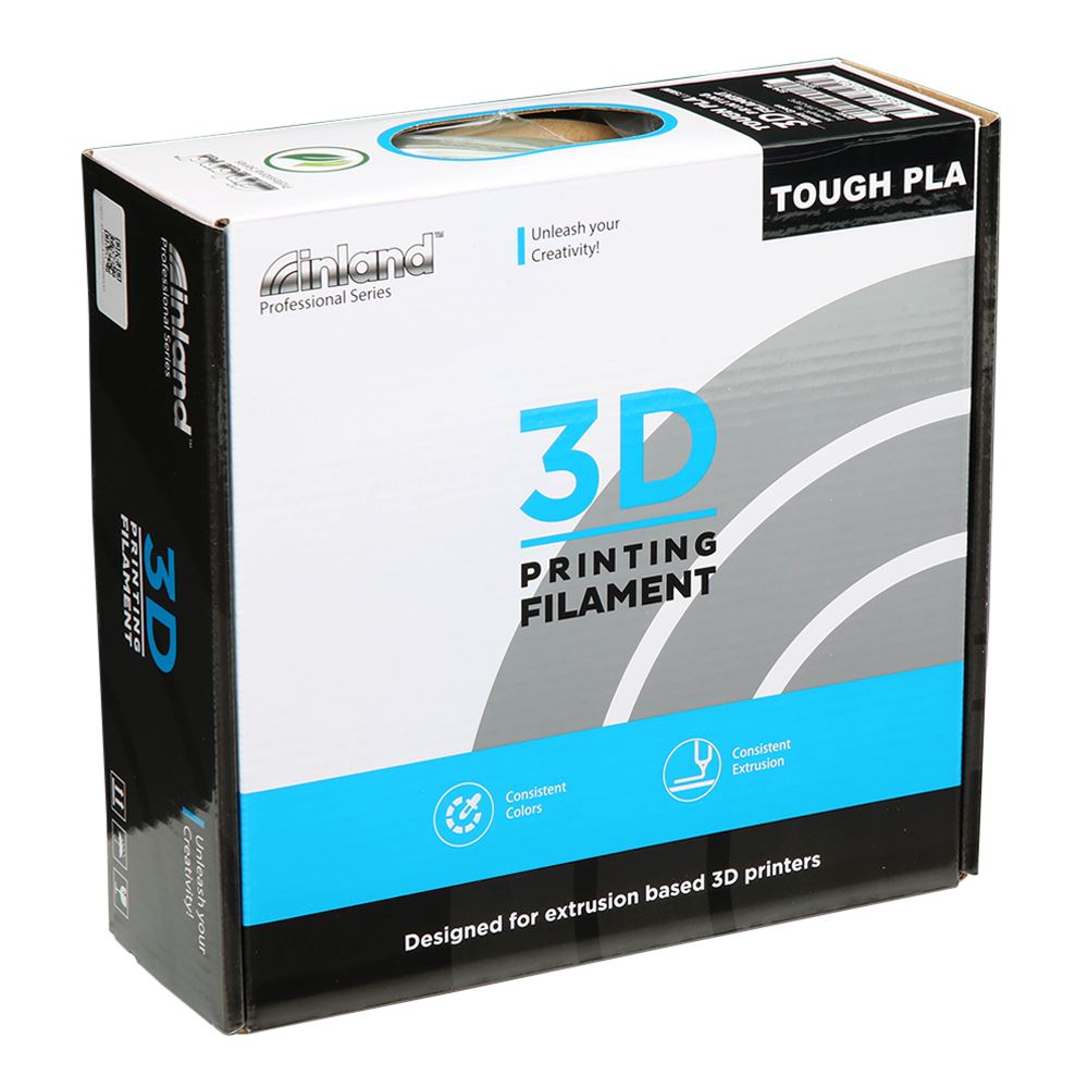 Inland Tough 1.75mm PLA 3D Filament - 1Kg Spool (2.2lb) - Military ...