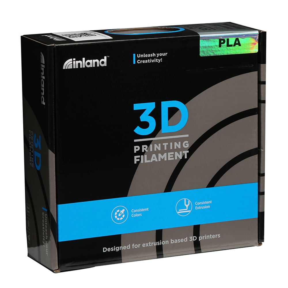 Inland 1.75mm PLA+ Silk 3D Printer Filament 1.0 kg (2.2 lbs.) Spool ...