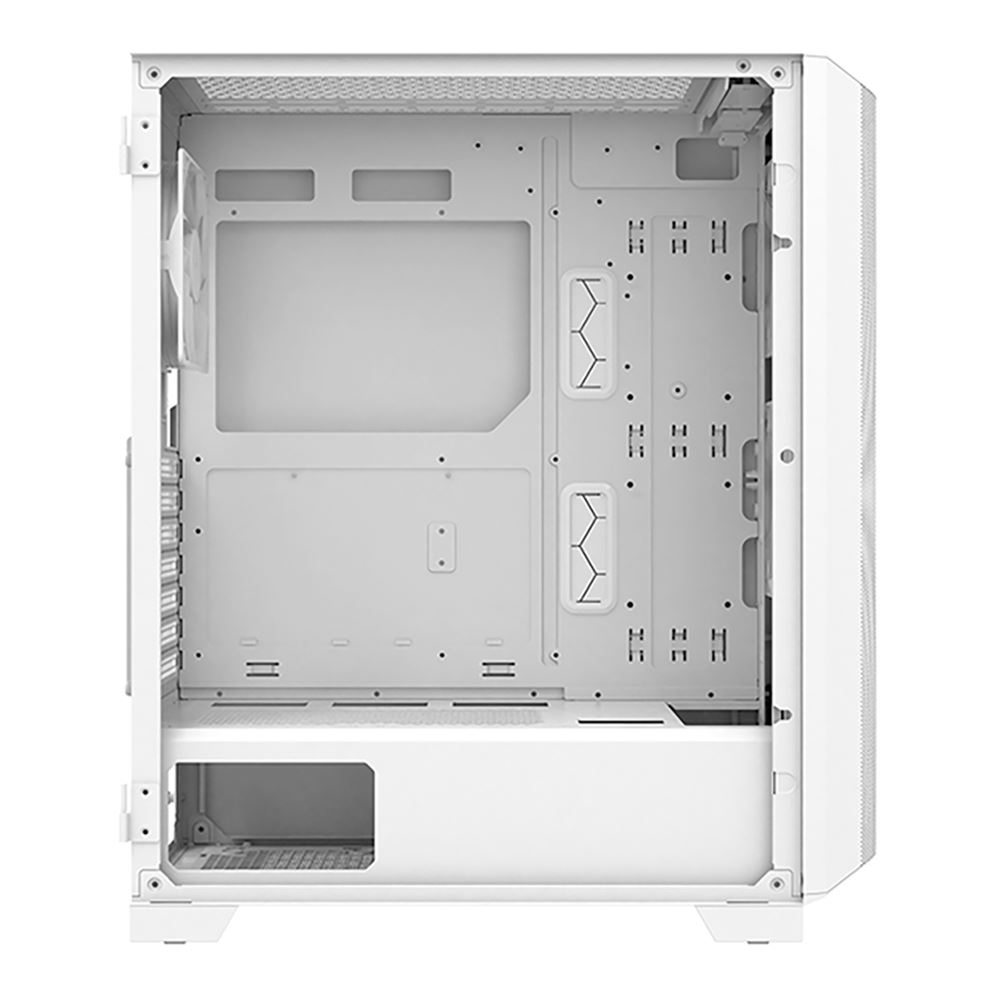 Montech SKY ONE Lite Tempered Glass ATX Mid-Tower Computer Case - White ...