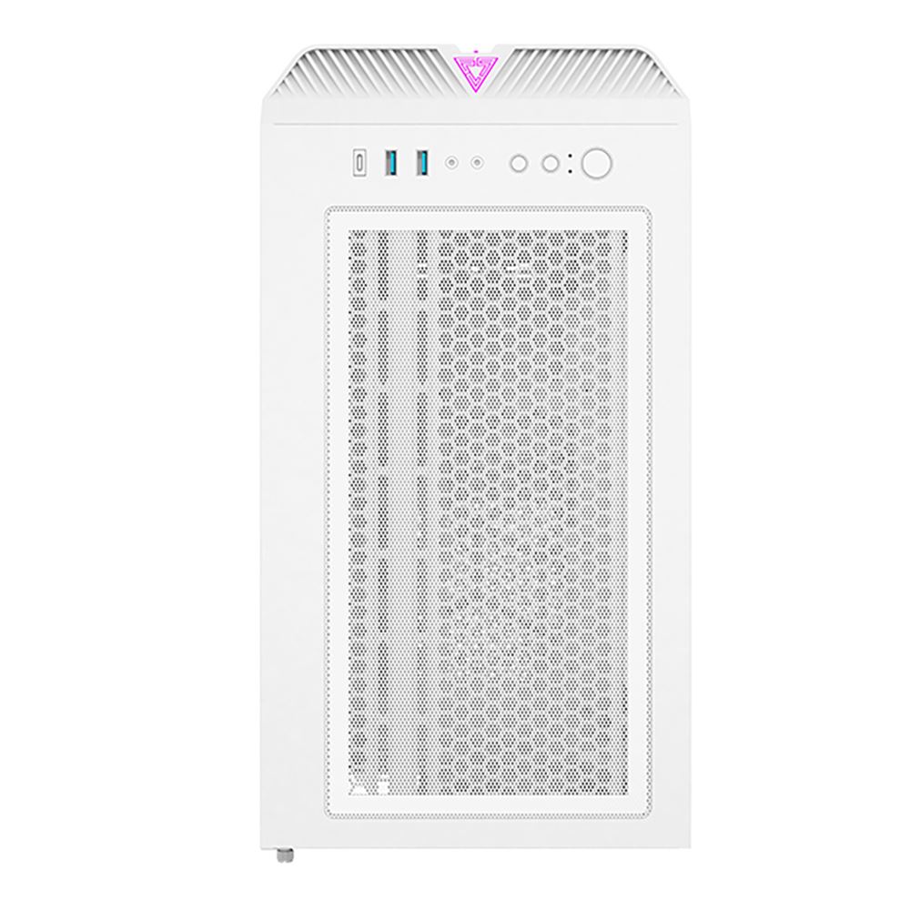 Montech SKY ONE Lite Tempered Glass ATX Mid-Tower Computer Case - White ...