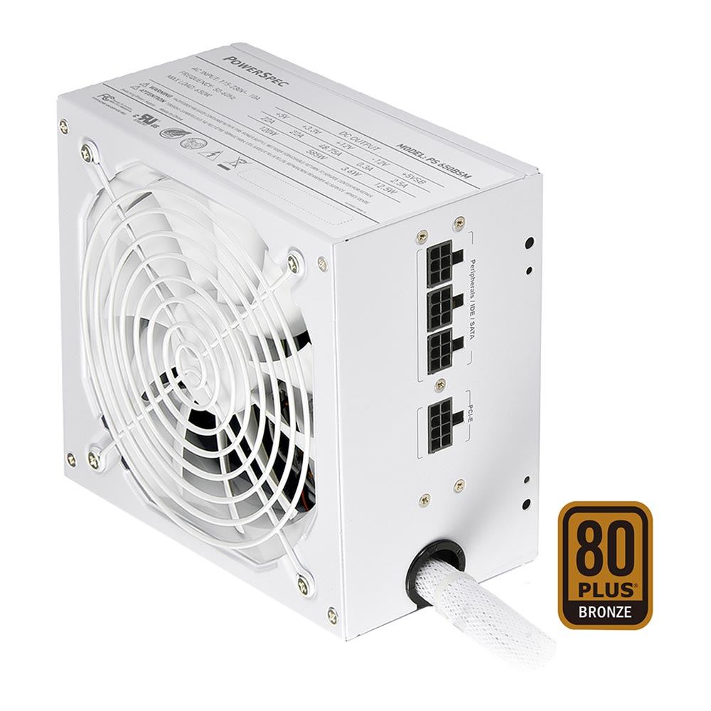 PowerSpec 650 Watt 80 Plus Bronze ATX Semi-Modular Power Supply - Micro ...