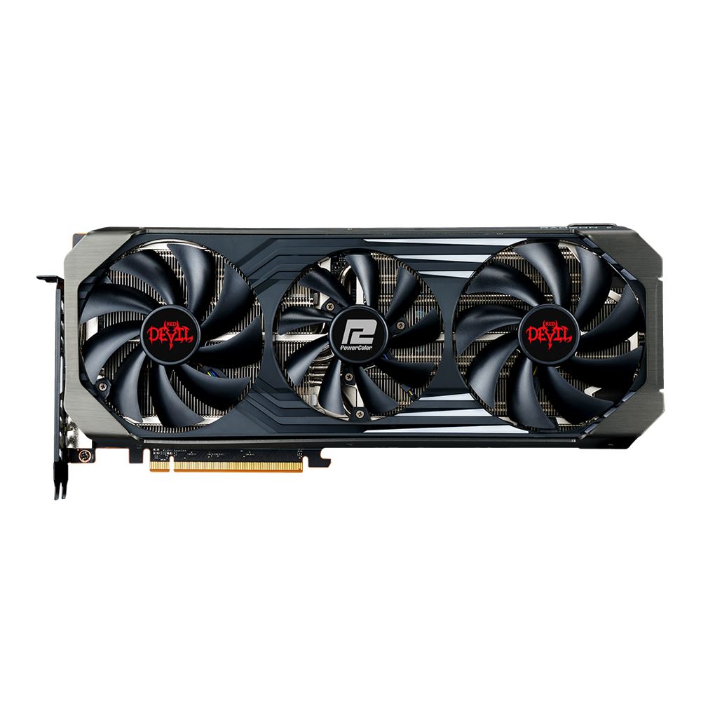 PowerColor AMD Radeon RX 6750 XT Red Devil Overclocked Triple Fan 12GB ...