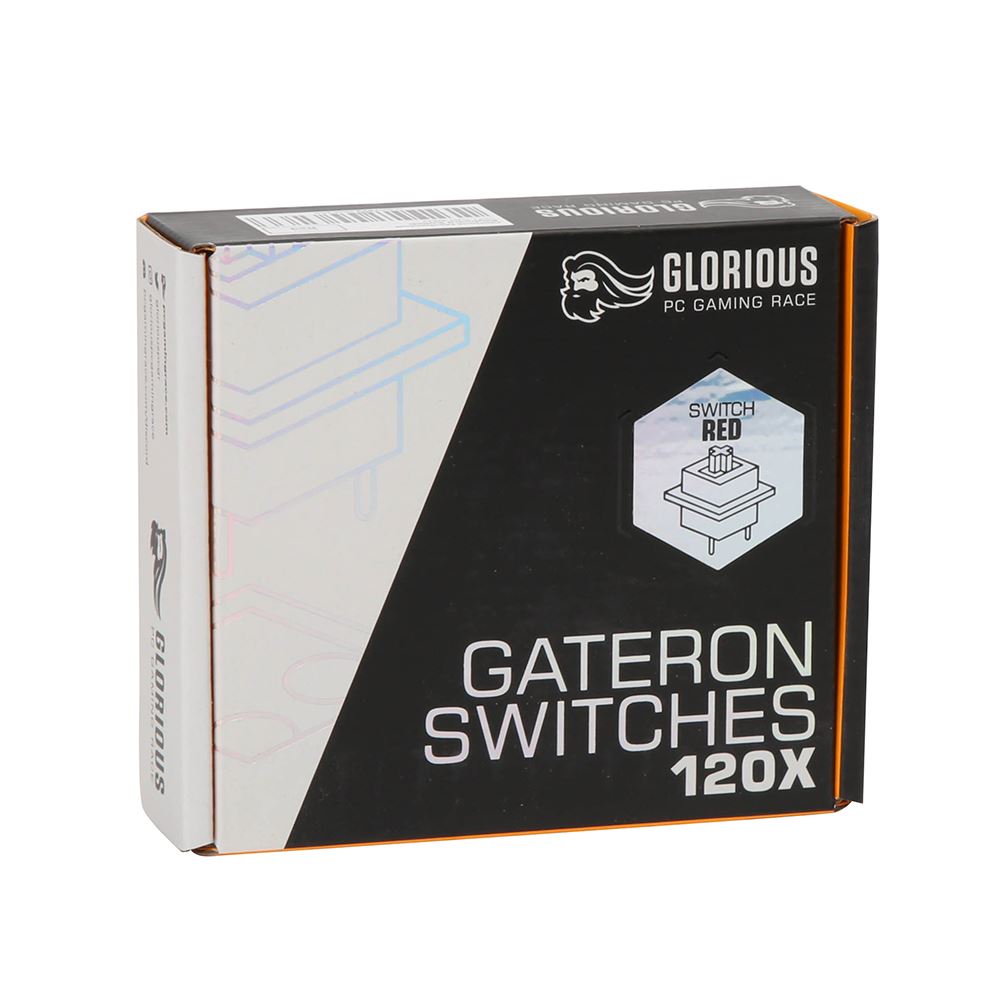 Glorious Gateron Red Switches 120 pack - Micro Center