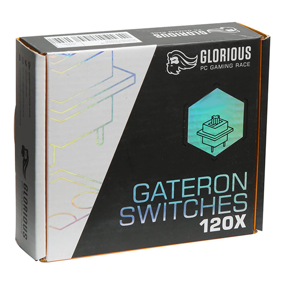 Glorious Gateron Mechanical Keyboard Switches - Clear - Micro Center