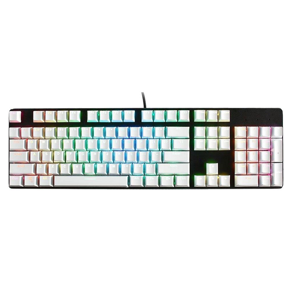 Glorious Mechanical Keyboard Keycaps - White - Micro Center